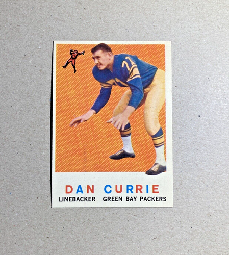 1959 Topps Set-Break #162 Dan Currie Vintage Rookie Football Card! Near ...