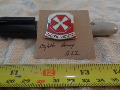 Eighth Army D22 Unit Crest, DI, DUI (DRAW#E7) | eBay