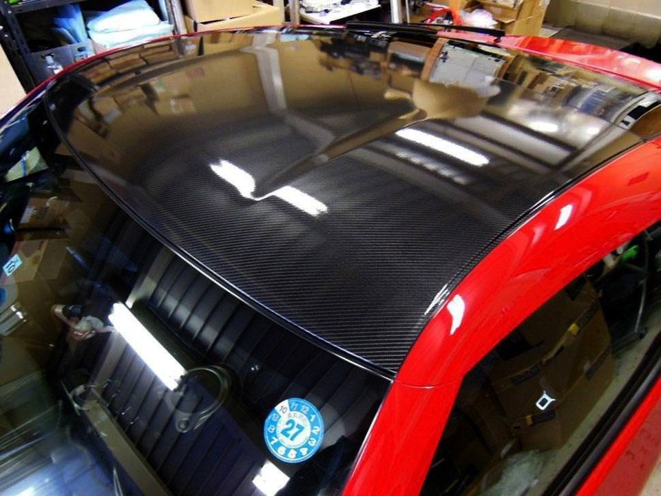 SUNLINE RACING CARBON FIBER ROOF TOP PANEL COVER FOR NISSAN 370Z (MADE ...