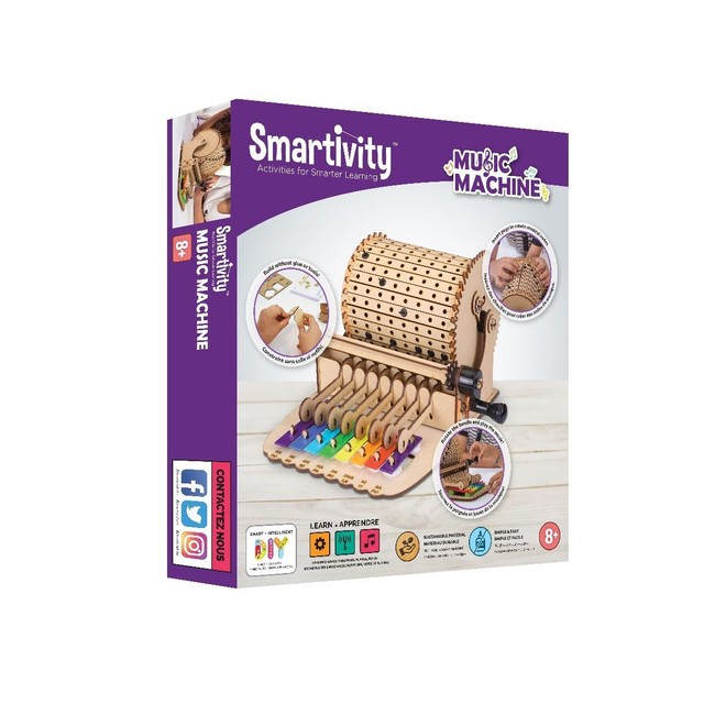 Smartivity Music Machine Steam Building Kit for Kids Ages 8 and up ...