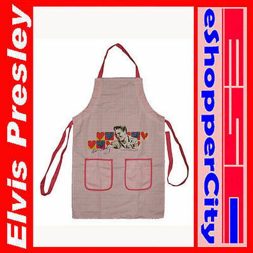 Elvis Presley Kitchen 4 Pcs Set Apron , l Oven Mitt Pot Holder Brand ...