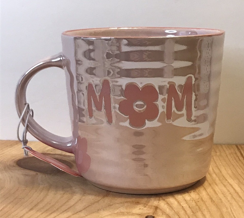 Prima Design MOM Pink Ceramic Special Occasion Coffee Tea Mug Mother's ...