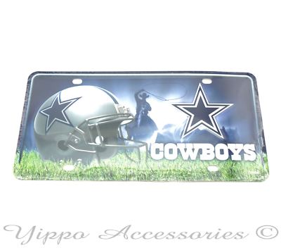 Dallas Cowboys NFL Licensed Aluminum Metal License Plate Tag NEW FS | eBay