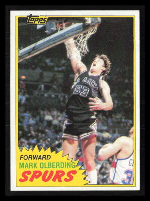 Mark Olberding 1981 Topps #MW104 San Antonio Spurs | eBay