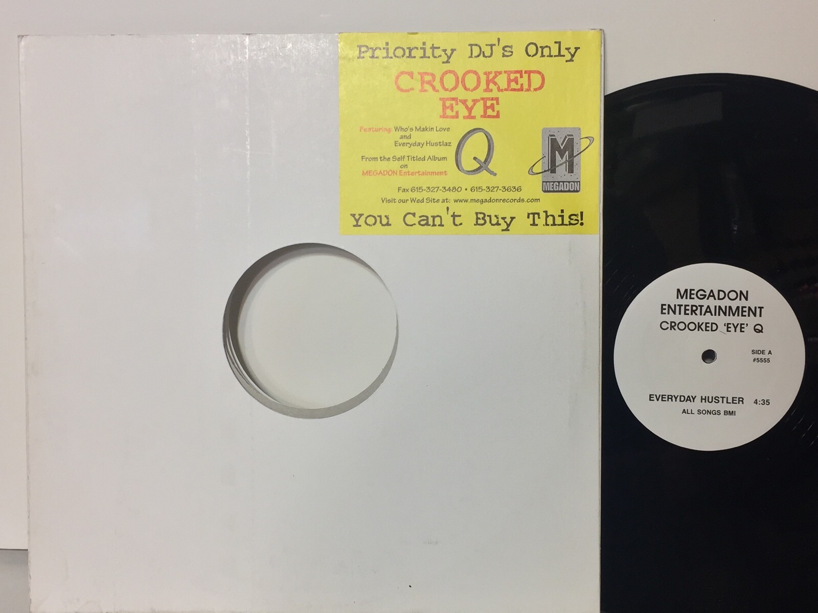Crooked Eye Q Everyday Hustlaz NM MEGADON Promo-Only gangsta g-funk g ...