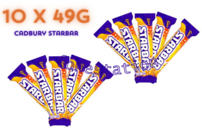10 x Cadbury Star Bar 49g Standard Chocolate Bars | UK Free And Fast ...