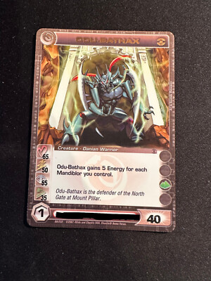 Odu-Bathax - Rare - Chaotic Card - Dawn of Perim 'Max Energy' N/M | eBay