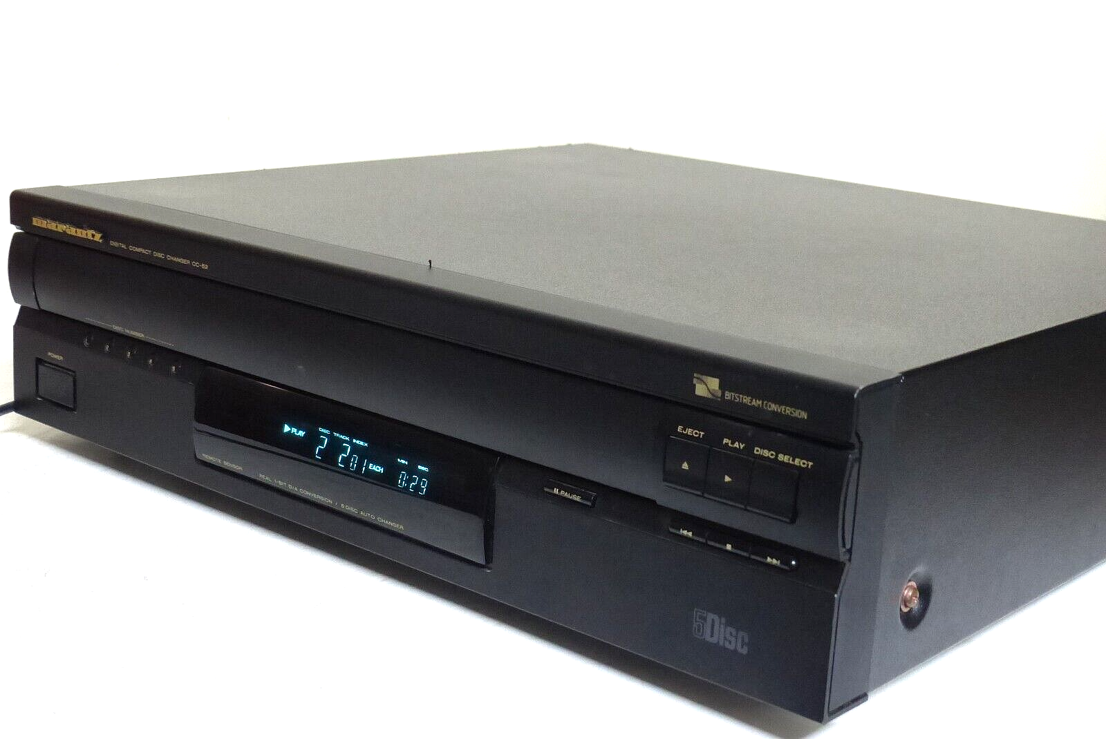 Vintage Marantz Stereo Audio CD 5 Disc changer Play Deck made in Japan ...