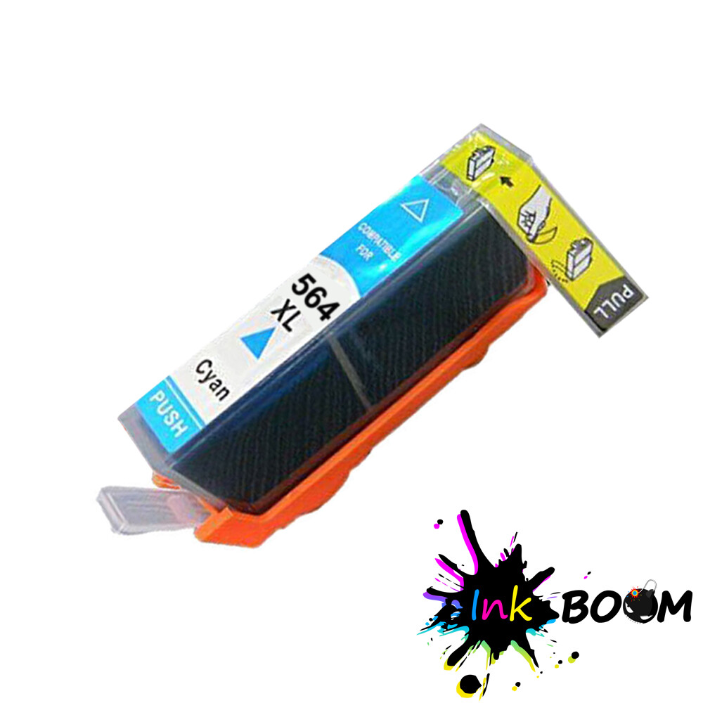 1 Cyan Ink Cartridge replace for HP 564XL Photosmart B8550 C6324 5512 ...
