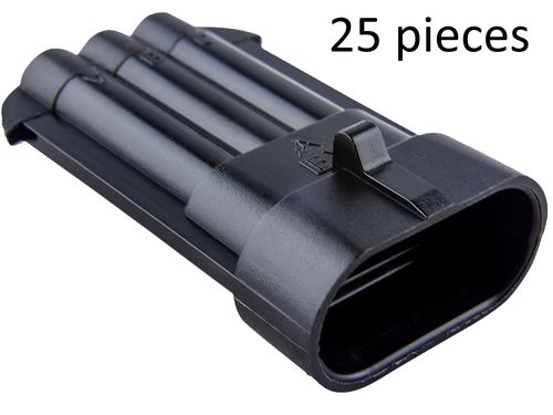 25pcs Aptiv (Delphi) Auto Connectors Metri 150 WITH 50 PINS, #12131195 ...
