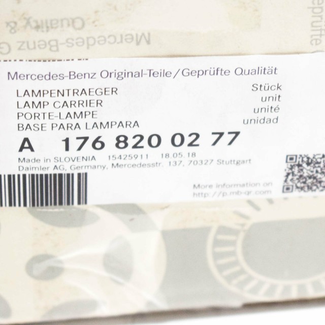 Mercedes-benz W176 a Support D'ampoule de Feu Arrière droit A1768200277 ...
