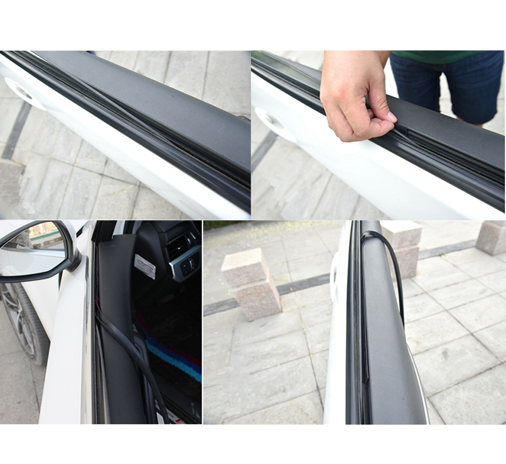 13ft V Type Car Door Window Seal Strips Soundproofing Sealing Sticker ...