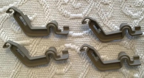 Set Of 4 Kenmore Elite Dishwasher Tine Row Pivot Clips Model ...