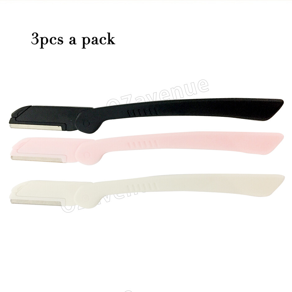 Women's Eyebrow Razor Dermaplaning Kit (12 PCS) Facial Hair Shaving ...