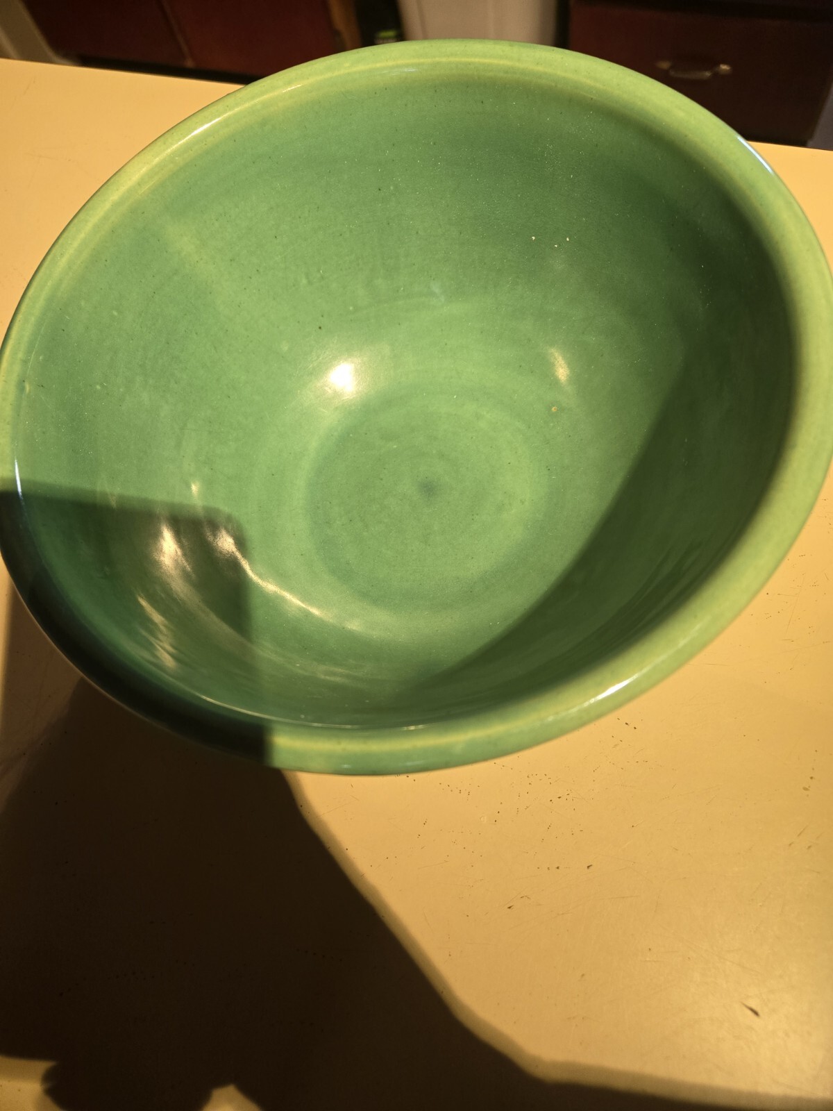 VTG BAUER POTTERY RINGWARE 4 NESTING MIXING BOWLS SET Green Orange ...