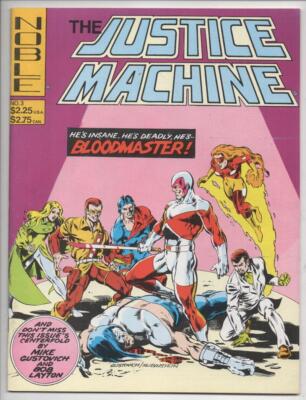 JUSTICE MACHINE #3, VF/NM, Magazine, Elementals, Noble, 1981 more in ...