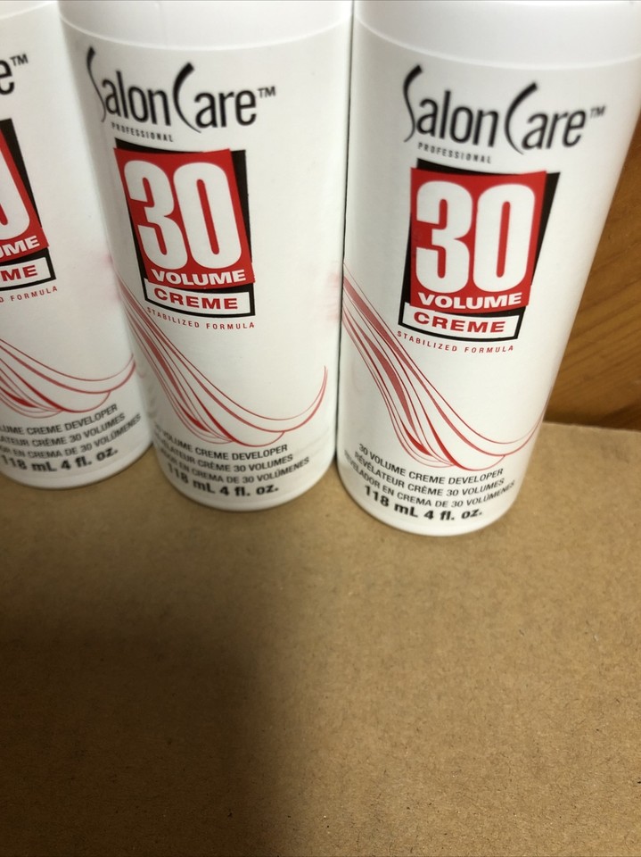 Lot Of 3 Salon Care 30 Volume Creme Developer 4 oz Each Brand New | eBay