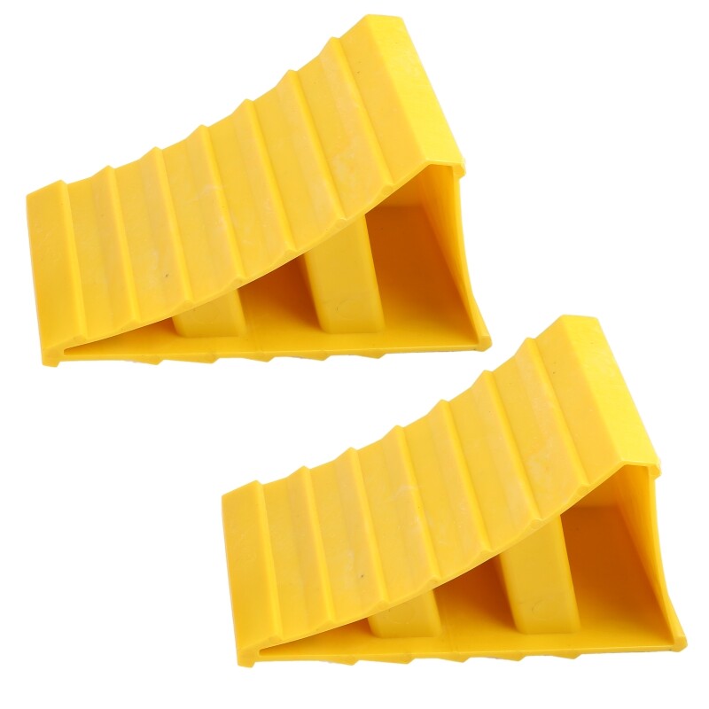 2Pcs Wheel Stopper Safety Wheel Chocks Slide Prevention Block for Car ...