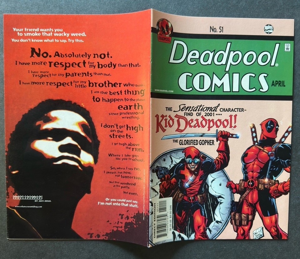 Deadpool #51 2001 (VF) Kid Deadpool Homage to Detective Comics #38 ...