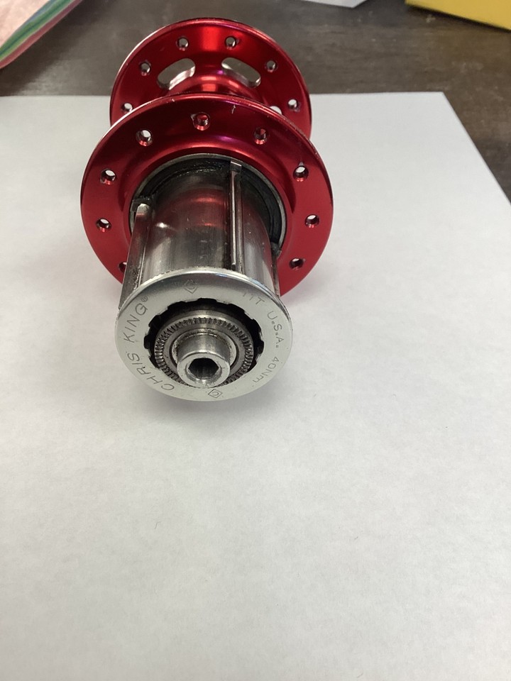 Chris King Classic Rear Hub Red 24h Campagnolo Freehub | eBay