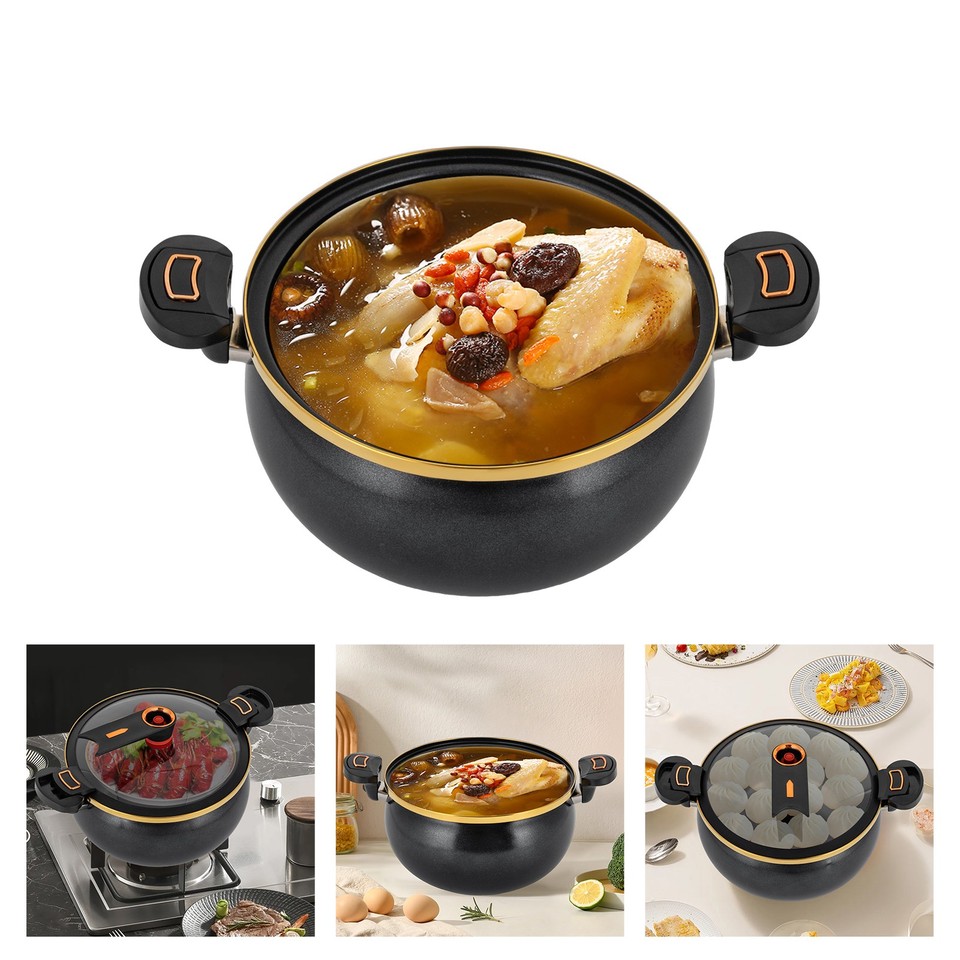 Micro Pressure Cooker, Non-Stick Pot, 8L Multi-Function Micro Pressure ...