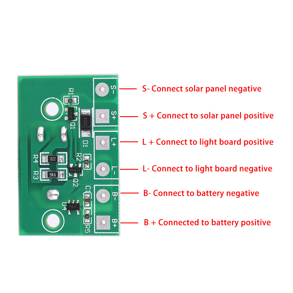 Schematic Solar Garden Light Solar Lamp Circuit Board Solar Lawn Lamp