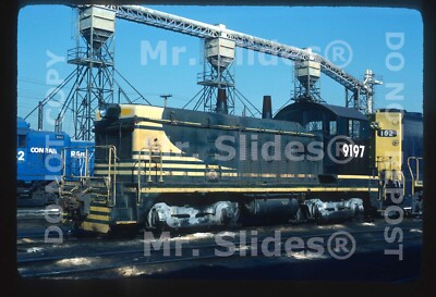 Original Slide CR Conrail Detroit Terminal Paint NW2 9197 Cleveland OH ...