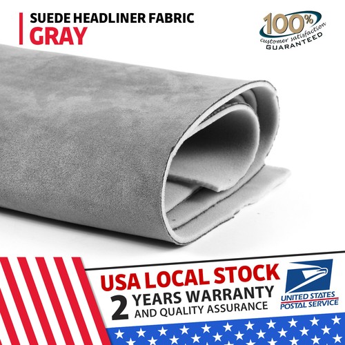 New Grey Headliner Fabric 76"x60" Car Roof Liner Sagging Ceiling Suede ...