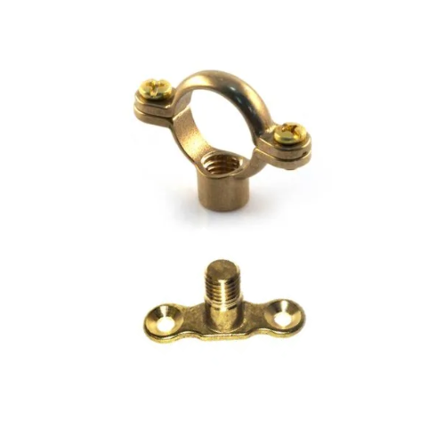Brass Munsen Ring Pipe Clamp M10 Bracket Support 15mm-42mm (Pack of 3 ...