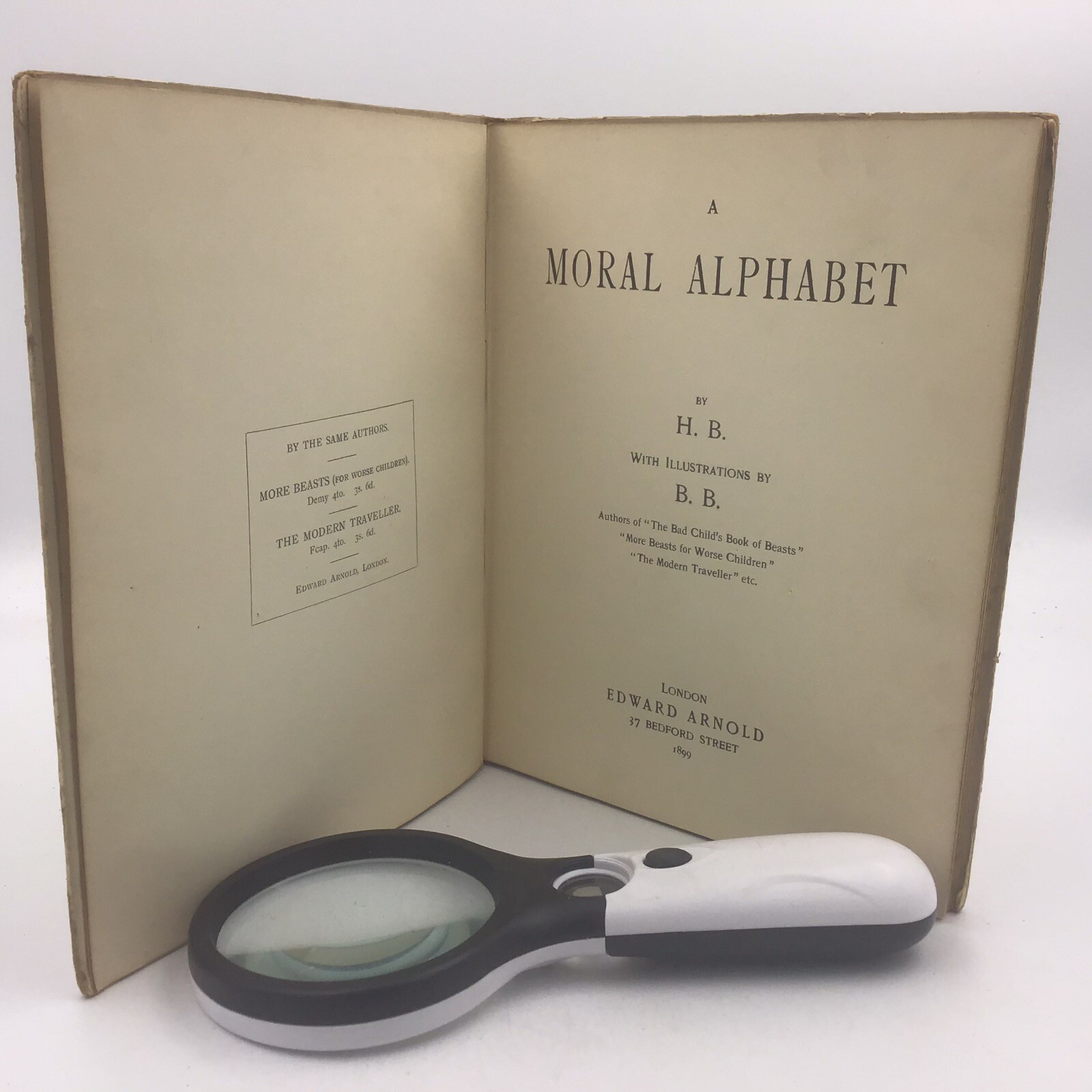 1899 First Edtn A Moral Alphabet Hilaire Belloc Illustr Basil Blackwood ...