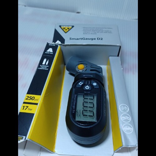Topeak SmartGauge D2 Presta/Schrader 250psi Bike Digital Tire Air Pressure Gauge 883466003323 | eBay