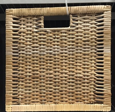 IKEA BRANÄS Korb, Rattan 32x34x32 cm Aufbewahrungsbox Kiste Regalboxen ...