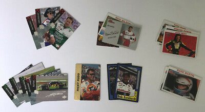 20 VINTAGE NASCAR Racing Trading Cards w Dale Earnhardt Mark Martin ...