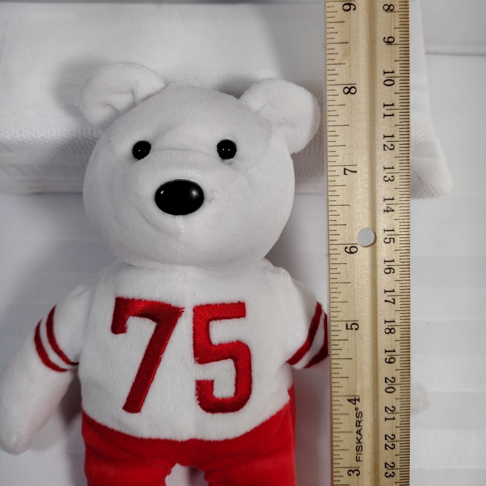 Nebraska Cornhuskers Larry Jacobson Husker Beanie Collectible Bear ...