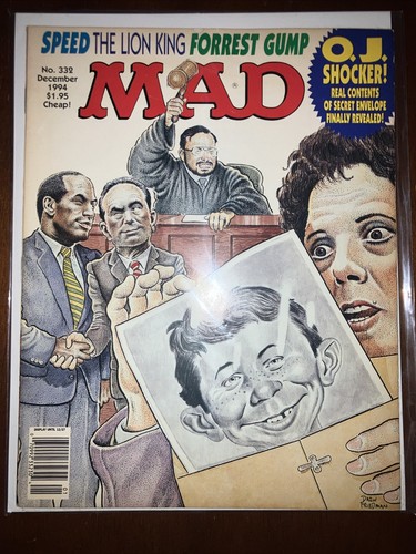 December 1994 Mad magazine No. 332 -OJ Simpson | eBay