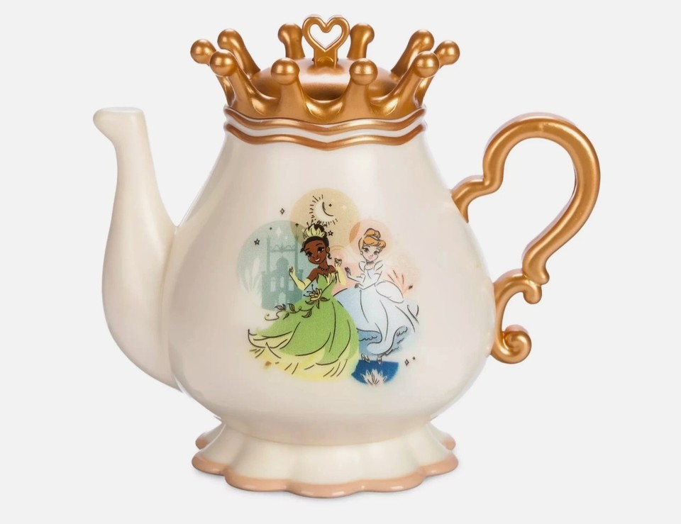 Disney Parks Princess Magical Tea Set Tiana w/ Sound 2025 Cinderella ...