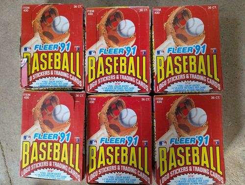 1991 Fleer Baseball Box Lot (6) | eBay