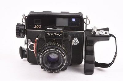 Konica Rapid Omega 200 w/ 90mm f3.5 Omeganon For Parts/Repair #DV ...