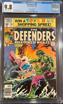The Defenders #88 Newsstand Edition CGC 9.8 Marvel Comics 1980! | eBay
