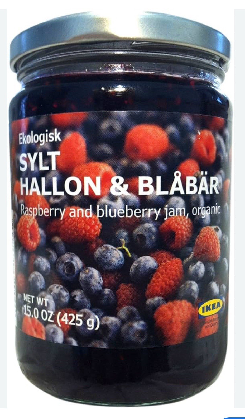2x IKEA SYLT HALLON & BLABAR RASPBERRY & BILBERRY SPREAD JAM PRESERVES ...
