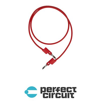 Banana Banana Patch Cable - 65CM (Red) CABLE - NEW - PERFECT CIRCUIT | eBay