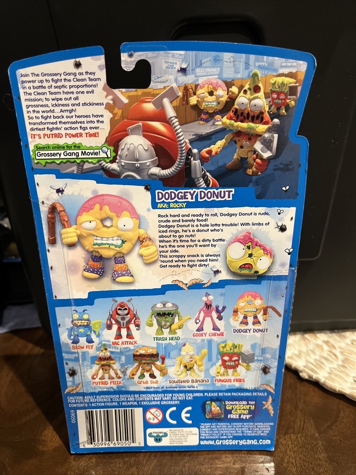 The Grossery Gang DODGEY DONUT Putrid Power Action Figure NEW in ...