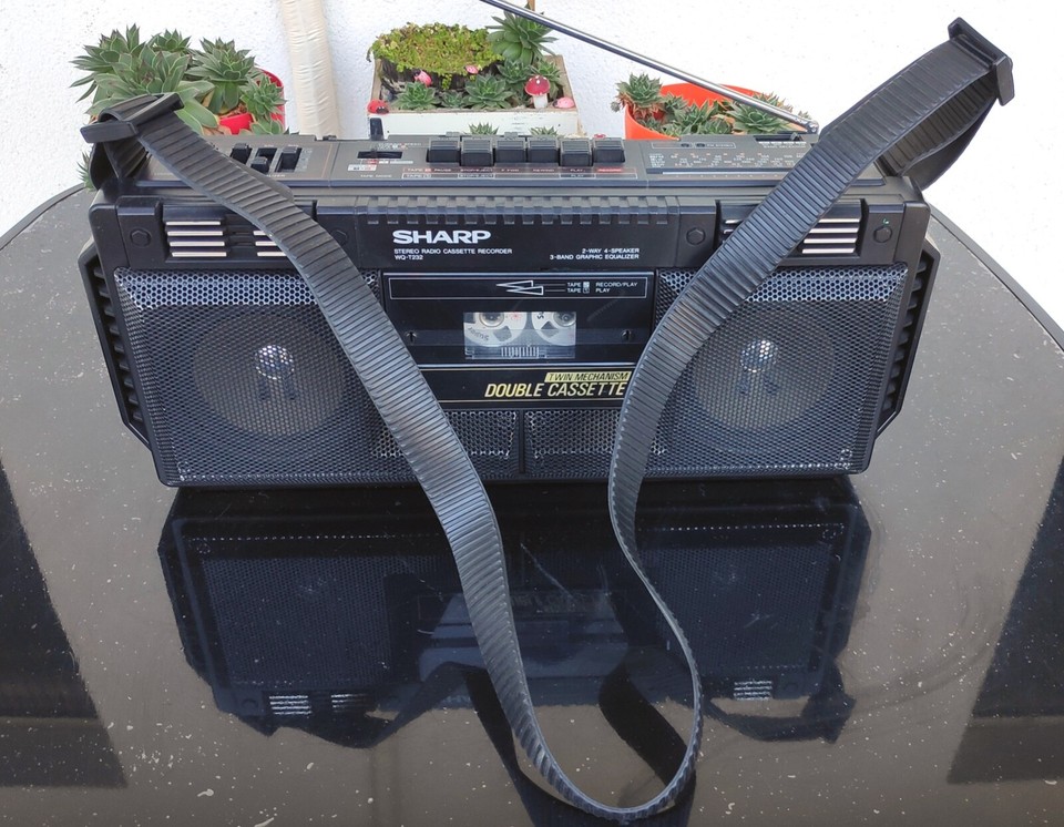 Sharp WQ-T232(H)BK BoomBox | eBay