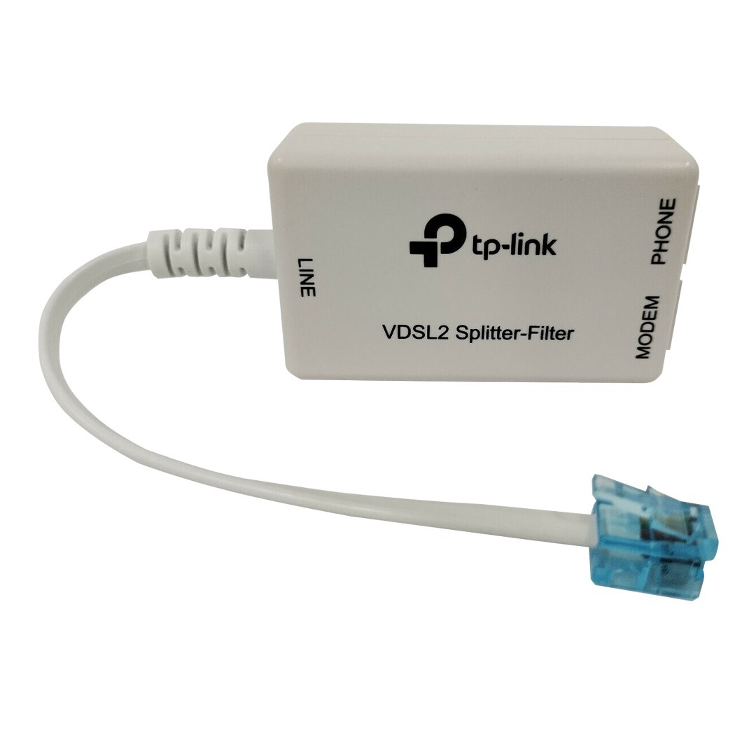 TP-Link DSL008 ADSL 2+ VDSL VDSL2+ FTTN Filter Phone Splitter for ADSL ...