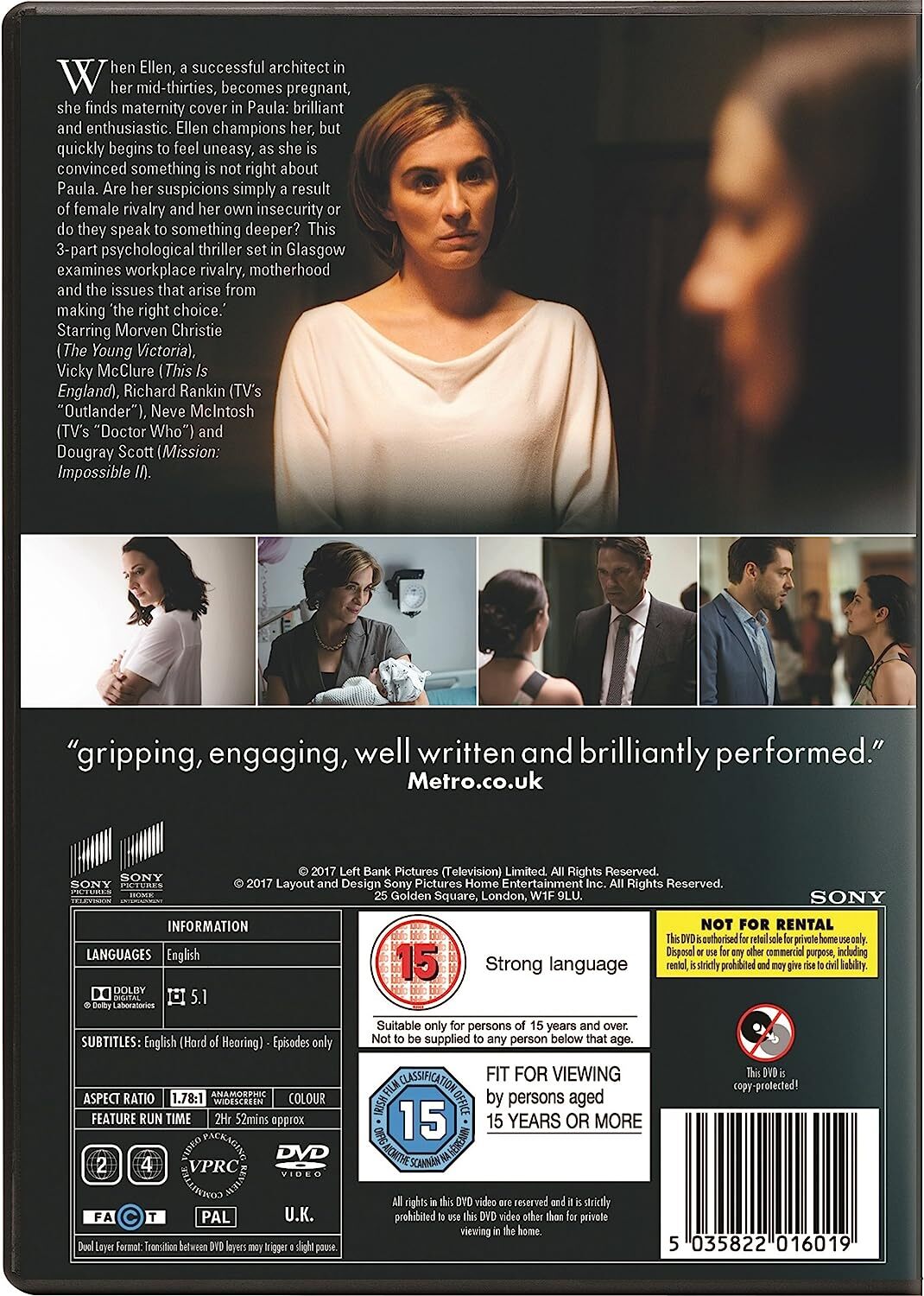 The Replacement (DVD) Morven Christie Vicky McClure Dougray Scott ...