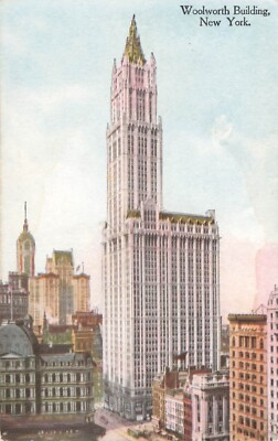Postcard Woolworth Building, New York Unposted VTG VPC02. | eBay