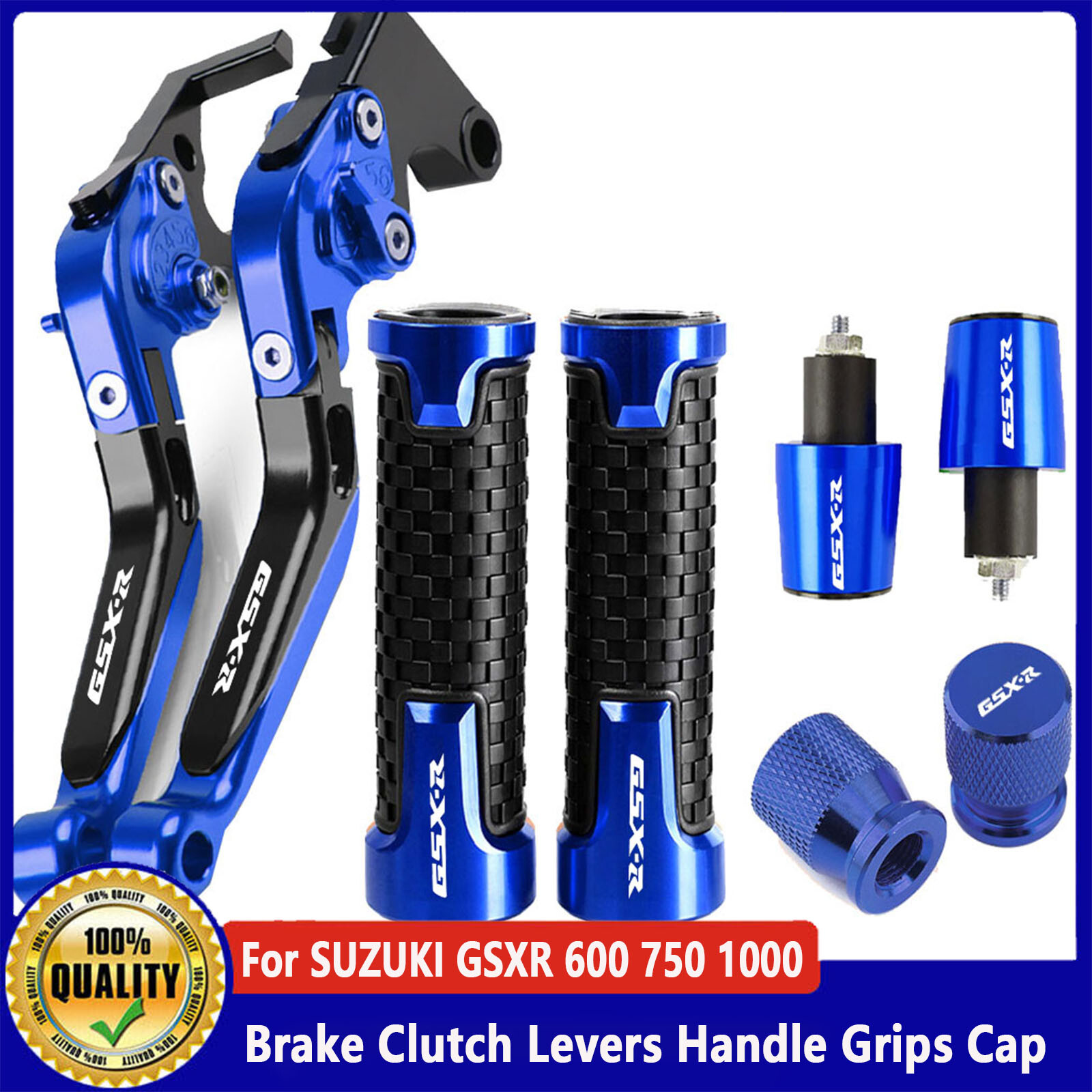 4Pcs-For SUZUKI GSXR 600 750 1000 NEW CNC Brake Clutch Levers Handle ...