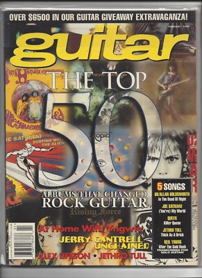 Guitar Magazine February 1996 The Top 50 Albums That Changed Rock ...