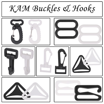 Plastic Snap Hooks Swivel Trigger Clip Strap Webbing Various Sizes ...