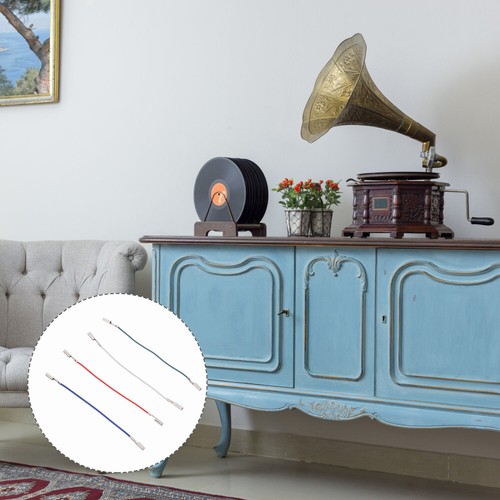4 Pcs Audio Cable Singer Line Travel Record Player Wires Phono ...